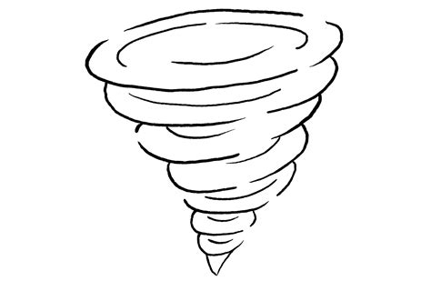 How To Draw A Tornado Design School