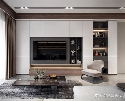 40个定制电视柜，让客厅焕然一新！ 知乎