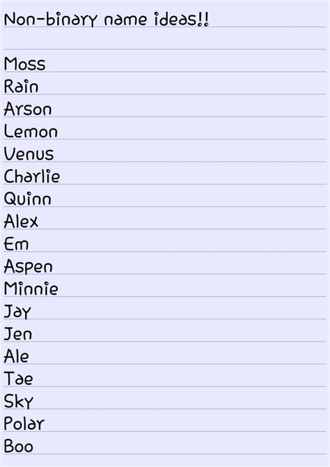Gender Neutral Names Artofit