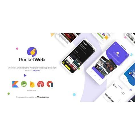 RocketWeb Configurable Android WebView App Template At 3 49 Only
