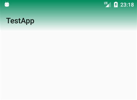 Android How To Make Toolbar And Statusbar Color Gradient From Top To Bottom Stack Overflow