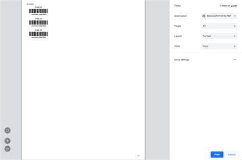 Barcode Label Printing SMACC Accounting Software Documentation