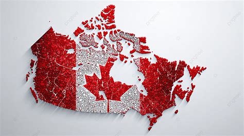 캐나다 국기 지도 모양 국가 상징 사진 배경 및 무료 다운로드를위한 그림 Pngtree