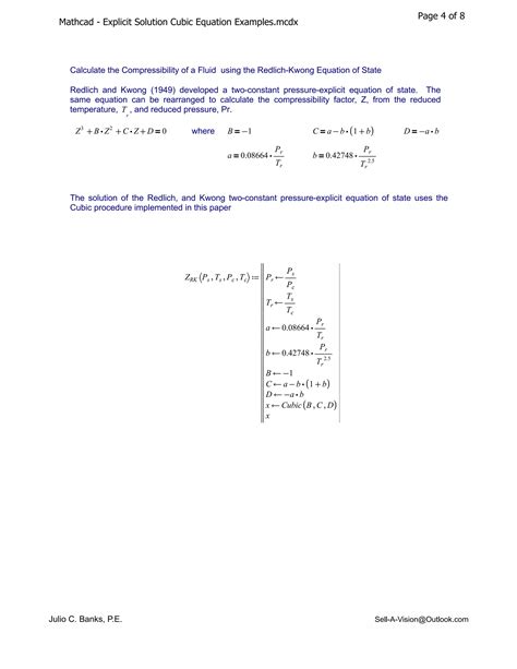 Mathcad Explicit Solution Cubic Equation Examples Pdf