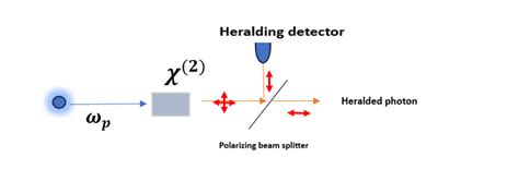 Heralded Single Photons Pairs Raicol Crystals