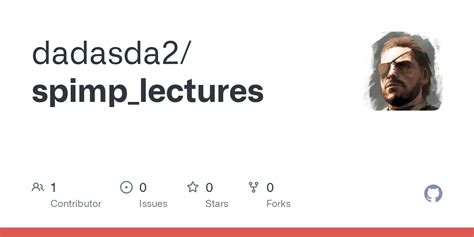 spimp lectures readme md at master · dadasda2 spimp lectures · github