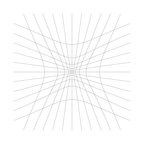 Indented Curved Mesh Grid Array Of Thin Lines Oblate Sque Stock Vector By Vectorguy