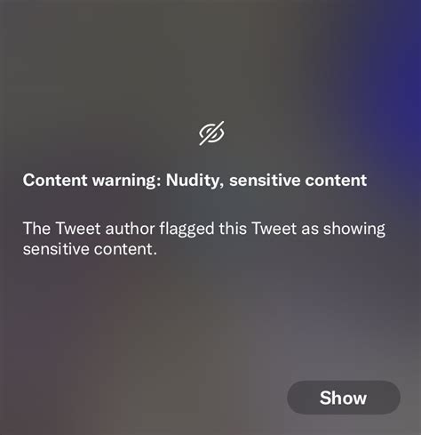 Josh Jakobs On Twitter Do My Posts Show This Warning Before Youre Able To View The Photo