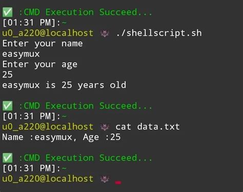 what is shell script key elements of shell script easymux