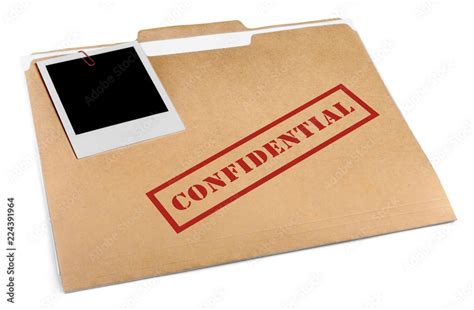 Stock Confidential File Folder Adobe Stock