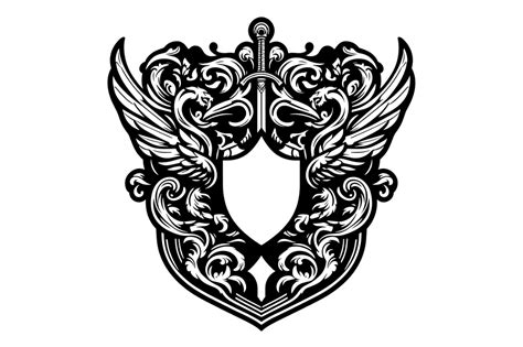 Vintage Crest Svg Retro Logo Design Graphic By Artful Assetsy