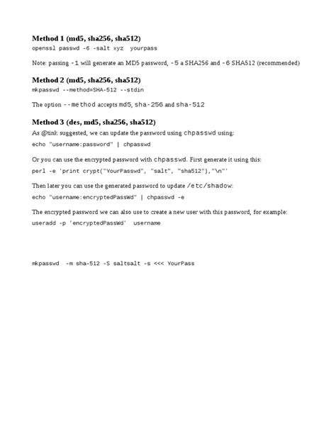 Method 1 Md5 Sha256 Sha512 Pdf Password Cryptography