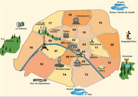 [유럽여행준비] 파리 존 구 구분 파리 1존 1구~20구 지도 네이버 블로그