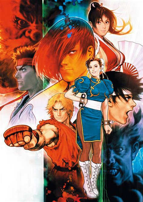 Capcom Vs Snk Iori Mai Kyo Chun Li Ken Ryu Capcom Vs Snk Photo 38521165 Fanpop