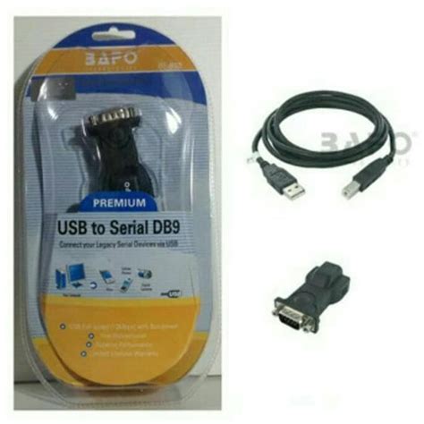Jual Usb To Serial Rs232 Bafo Db9 Original Shopee Indonesia