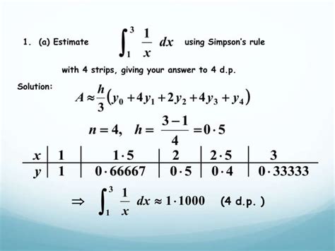 Lesson 3 Simpsons Rule Pptx