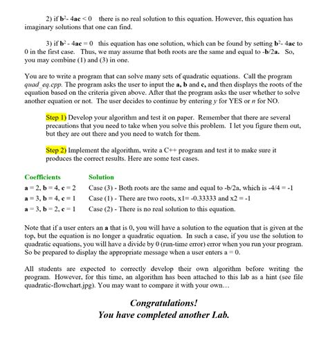 Solved Section Problem Of The Week Solving Quadratic Chegg