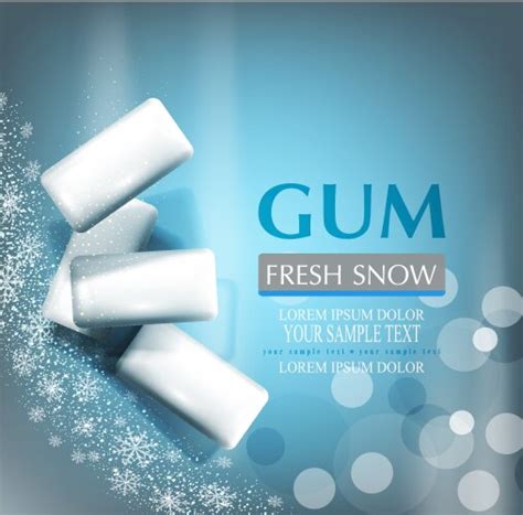 Gum Pellets Pack Composition Royalty Free Vector Image