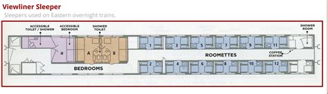 Amtrak Viewliner Sleeper Car Layout Map