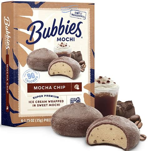 Bubbies Ice Cream Mocha Chip Mochi New Ice Cream Flavor