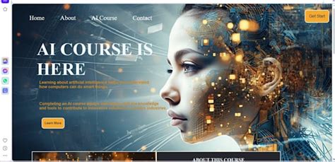 Do Frontend For Educational Website Using Htmlcss And Javascript Ai