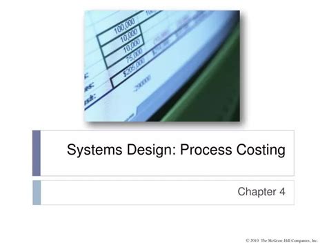 PPT Systems Design Process Costing PowerPoint Presentation Free Download ID