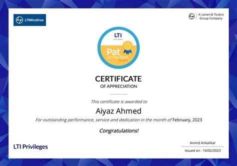 aiyaz ahmed on linkedin grateful ltimindtree happiness