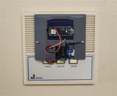 this simple intercom device unlocks an apartment building front door arduino blog