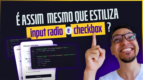 Estilizando Formulário Com Input Radio E Checkbox Desafio Youtube