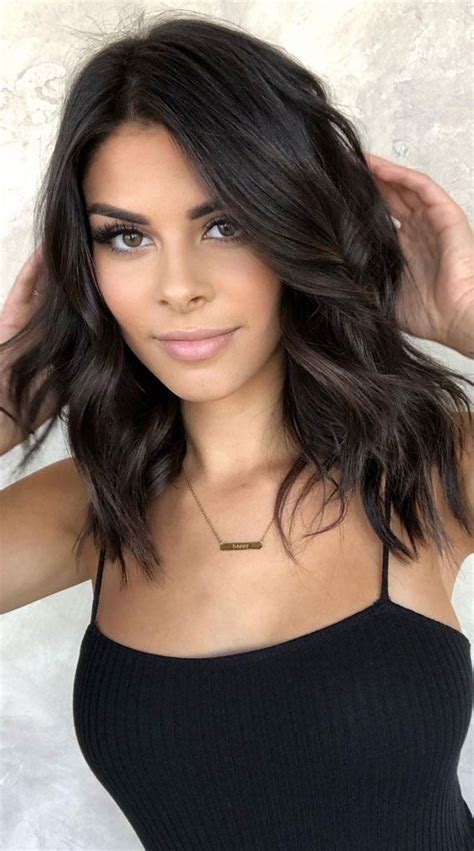 Hairstyles Brunette Hair Color Dark Brunette Hair Dark Hair