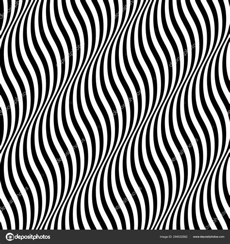Monochrome Op Art Wave Pattern Seamless Vector Background Stock Vector By ©murmurbear 294532562
