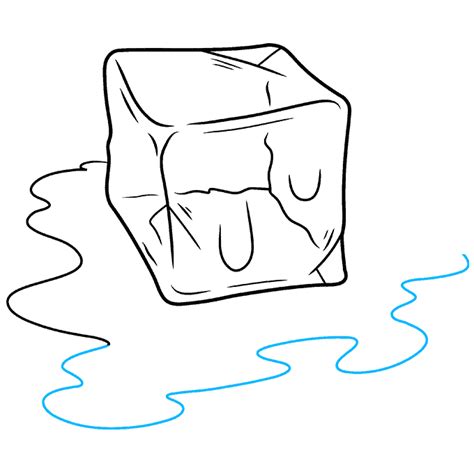 How To Draw An Ice Cube Really Easy Drawing Tutorial