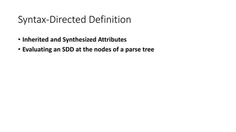 Unit 3 Modules Intermediate Code Generation Pptx