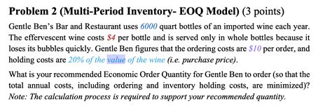 solved problem 2 multi period inventory eoq model 3