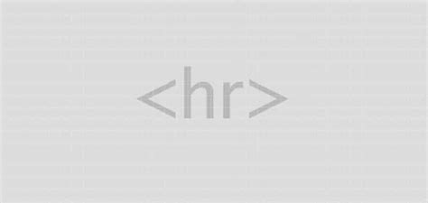 Tag Hr Html Horizontal Line Attributes And Styles