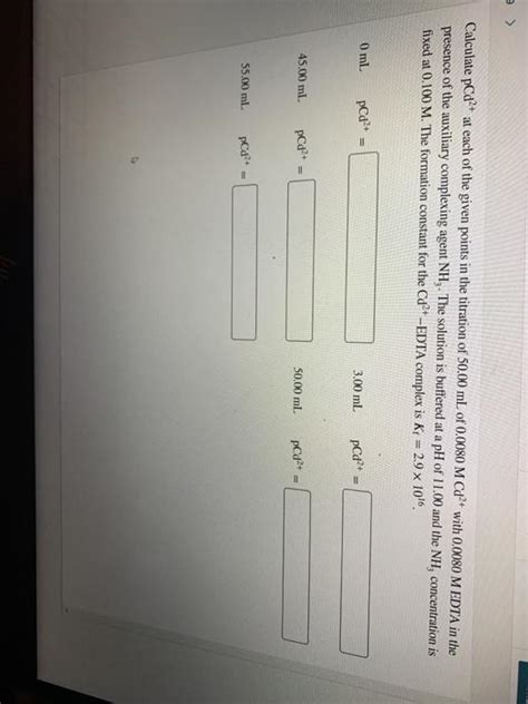 Solved Calculate PCd At Each Of The Given Points In The Chegg Com