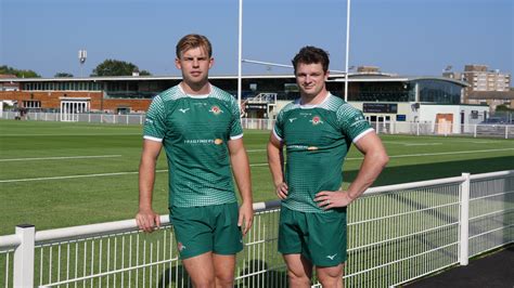 Angus Kernohan And Ollie Newman 24 25 Mens Club Captains Ealing Trailfinders Rugby Club
