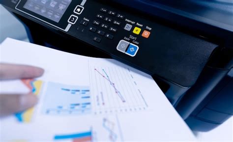 Premium Photo Office Worker Print Paper On Multifunction Laser Printer Copy Print Scan And Fax