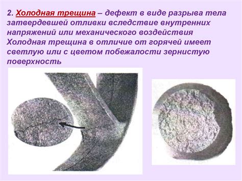 Несплошности в теле отливки - online presentation