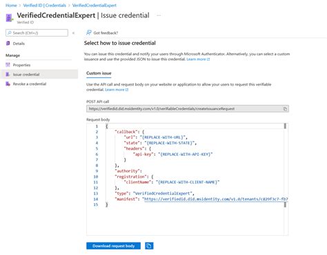 建立識別碼權杖的可驗認證 Microsoft Entra Verified Id Microsoft Learn