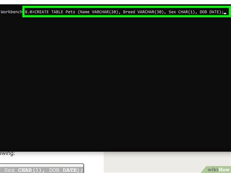 Eine Datenbank Mit Mysql Erstellen Wikihow
