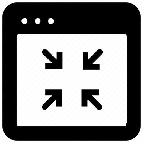 Browser Minimize Webpage Website Icon Download On Iconfinder
