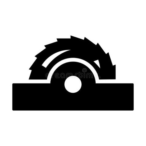 Saw Cutting Machine Icon Stock Illustration Illustration Of Carpentry