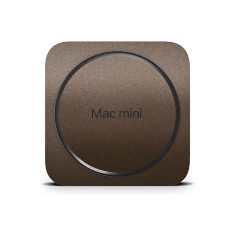 Mac Mini M Matte Brown Metallic Skin WrapitSkin The Ultimate Protection