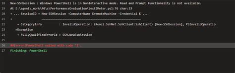 New Sshsession Windows Powershell Is In Noninteractive Mode Read And