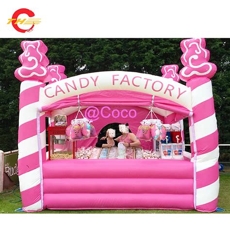 Premium Candy Floss Inflatable Booth With Free Shipping To Your