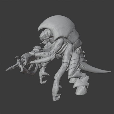 3d File Territory Guarding Bug Space Bugs 🐛 ・design To Download And