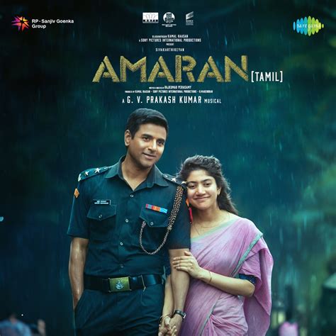 ‎amaran Original Motion Picture Soundtrack Album By G V Prakash Kumar Karthik Netha