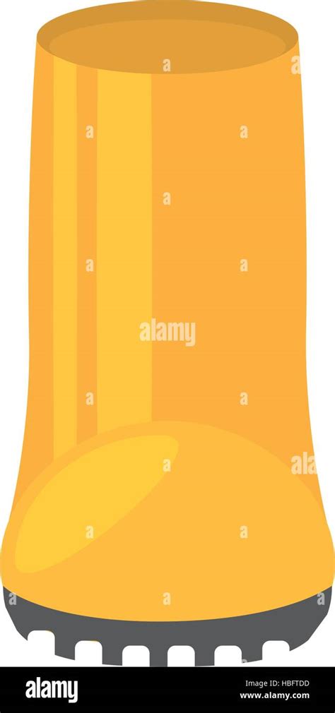 Safety Boot Protective Work Sign Vector Illustration Eps 10 Stock