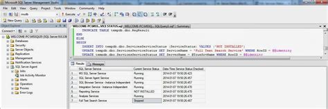 Ashok Kumar SQL Development And DBA Adminstrations Techi Blog SQL Server Services Status